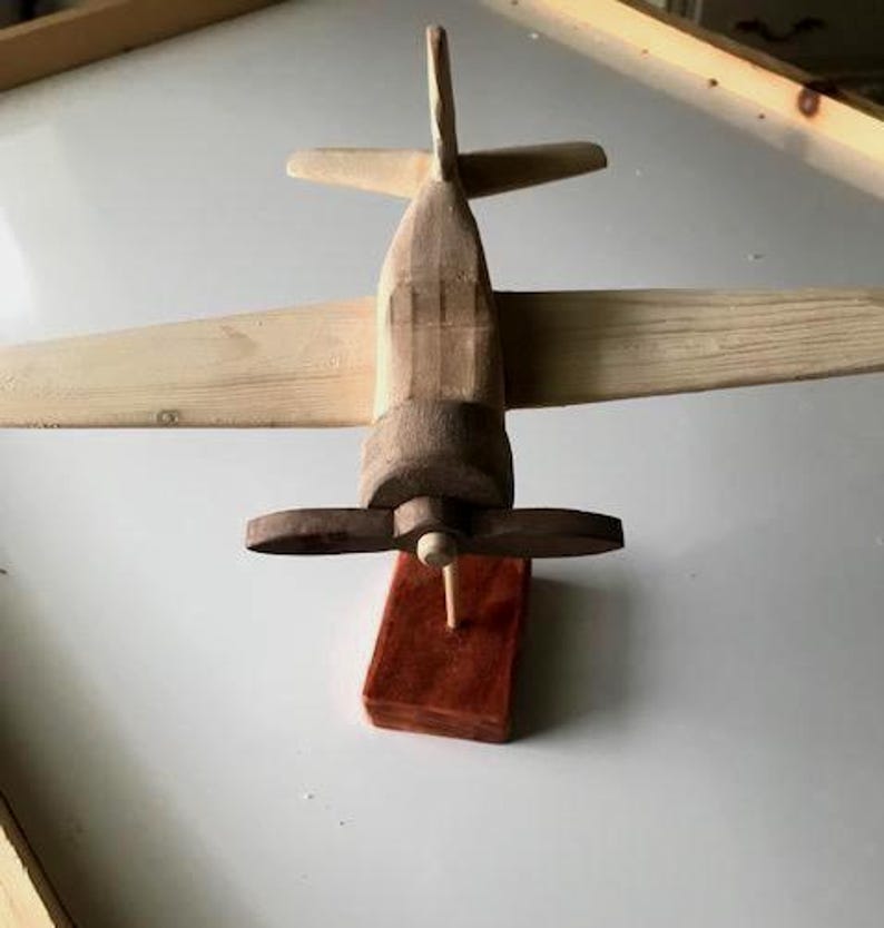 Desk Top Airplane, Heirloom Model - Etsy