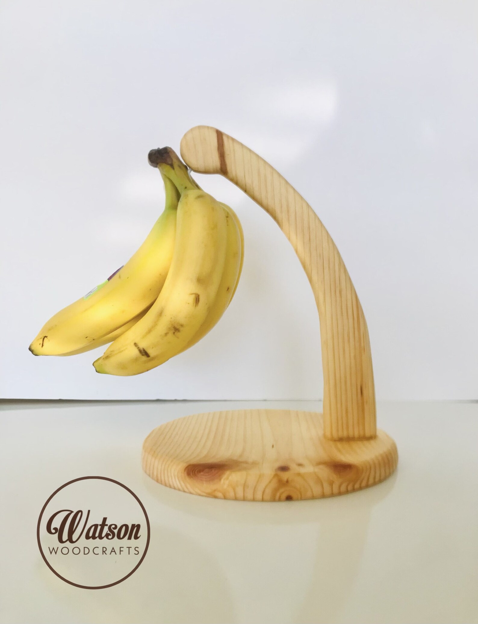 Handcrafted Pine Wood Banana Hanger: Kitchen Fruit Storage - Etsy