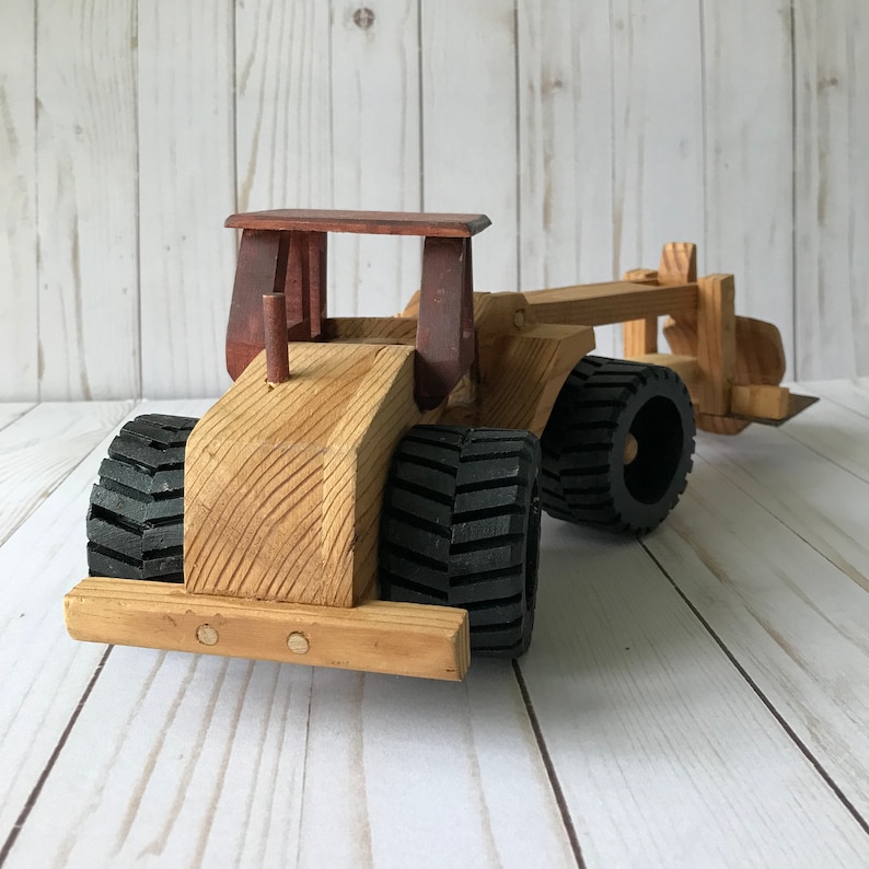 Wooden Toy Log Loader - Handcrafted - Heirloom Vehicle - Etsy