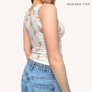 Ruched Top Sewing Pattern | XS-XL | Cami Sewing Pattern | Easy Sewing ...