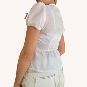 Blouse Sewing Pattern | Tie Front Top Sewing Pattern | Sewing Pattern ...