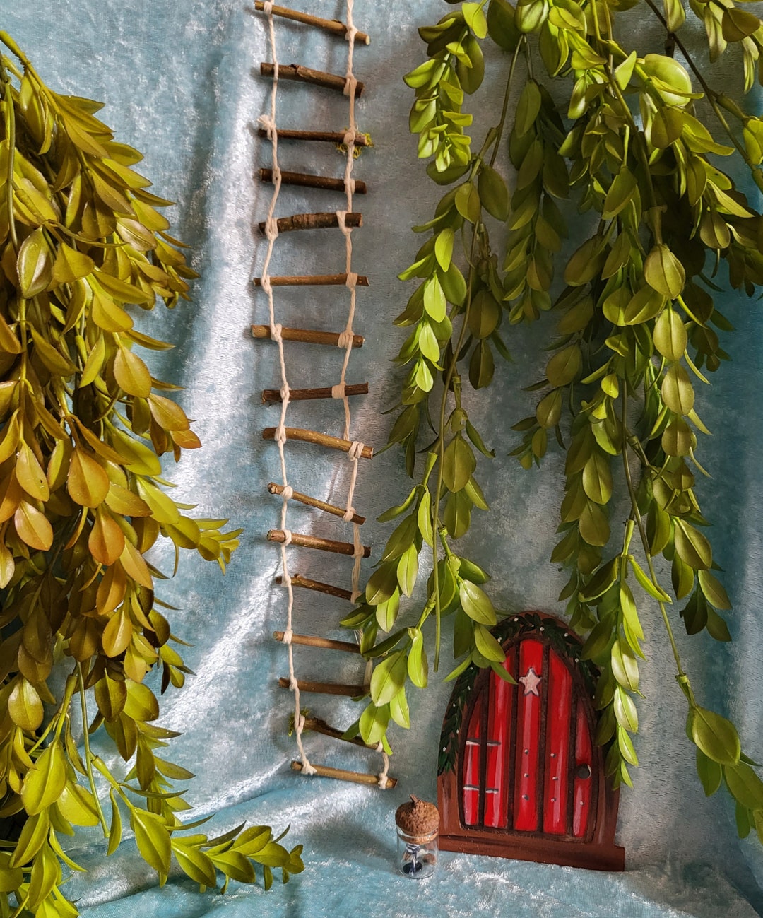 Miniature Rope Ladder Ladder Made From Natural Products Gnome ...