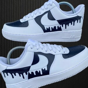 Custom Navy Drip Af1s - Etsy UK