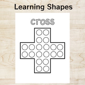 Learning Shapes, Do a Dot Printable for Kids, Shapes Dot Marker ...