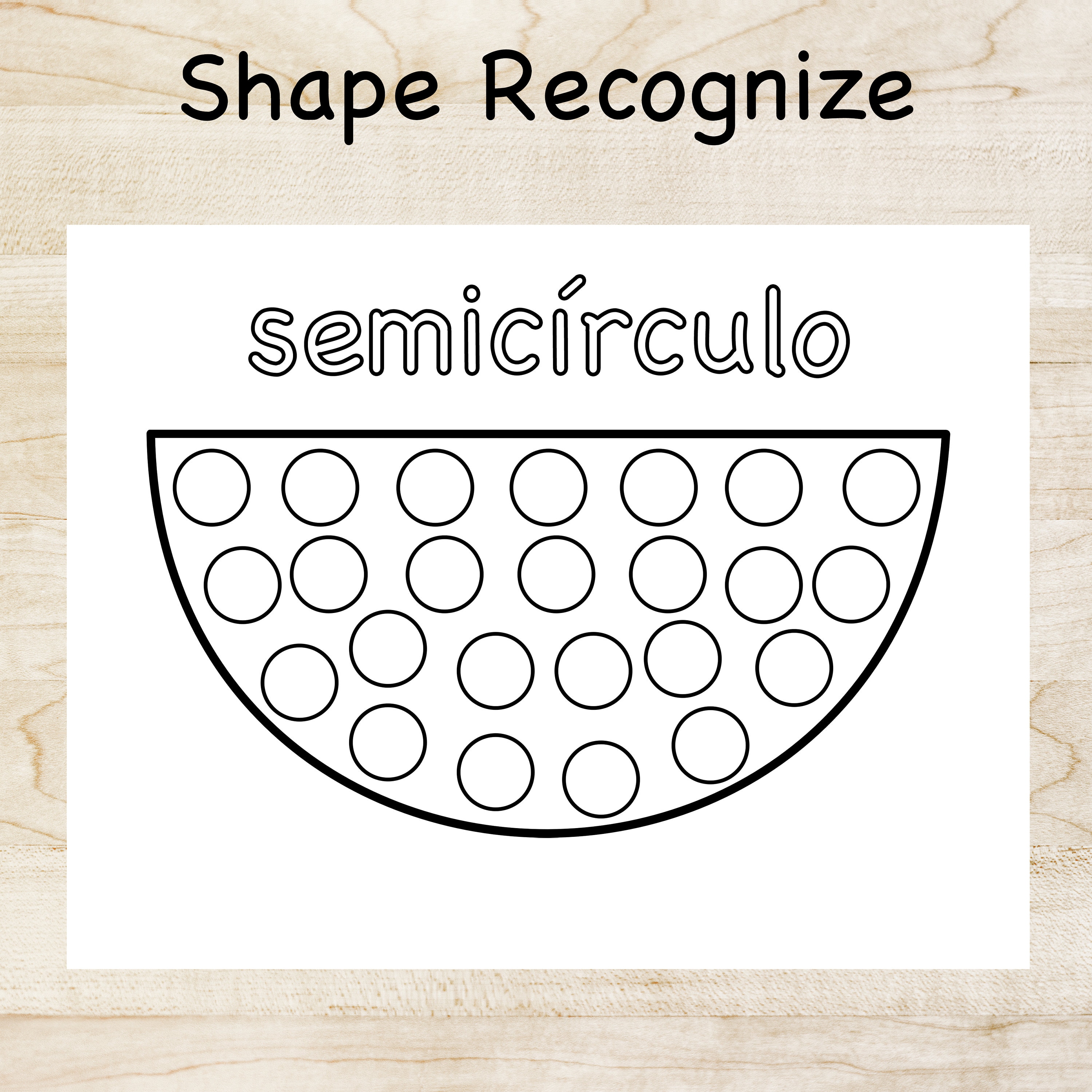 Learning Shapes, Do a Dot Printable for Kids, Shapes Dot Marker ...