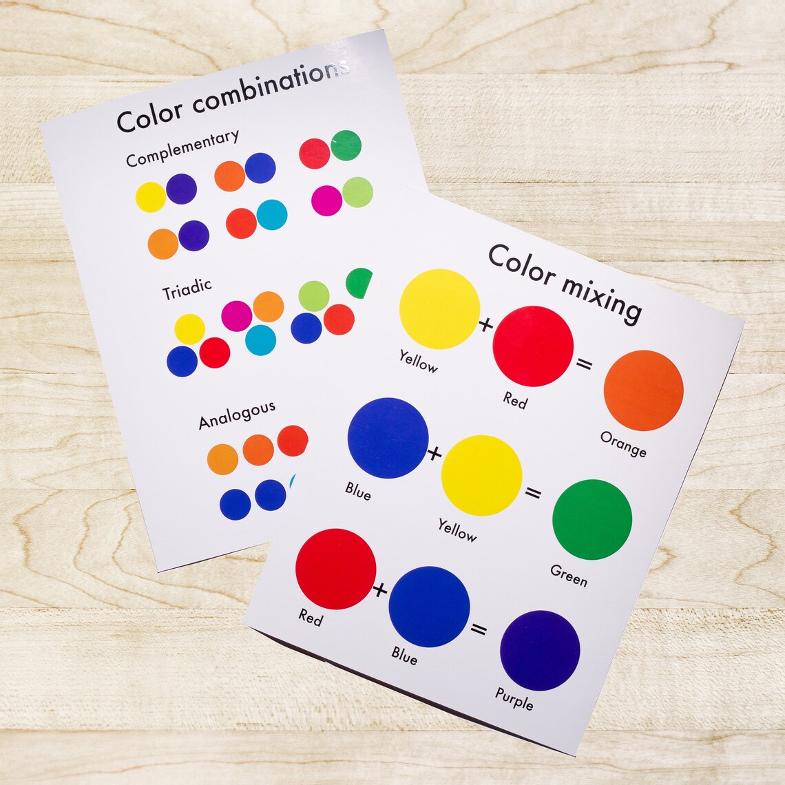Color Wheel for Kids, Color Combinations Made Easy - Etsy