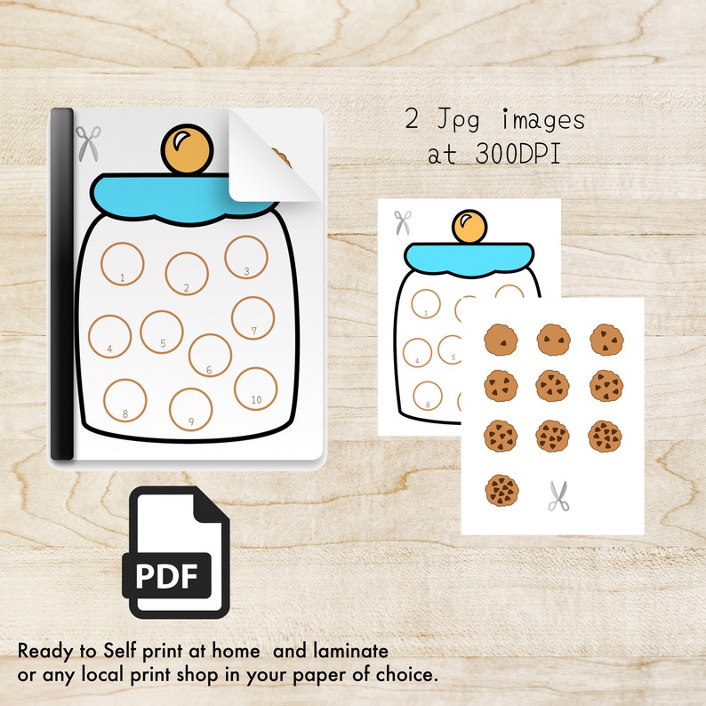 Number 1-10 Matching Game, Learning Number, Preschool Printable ...