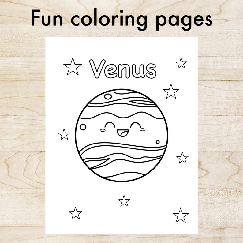 Solar System Printable, Planets Coloring Pages, Activity Preschool ...