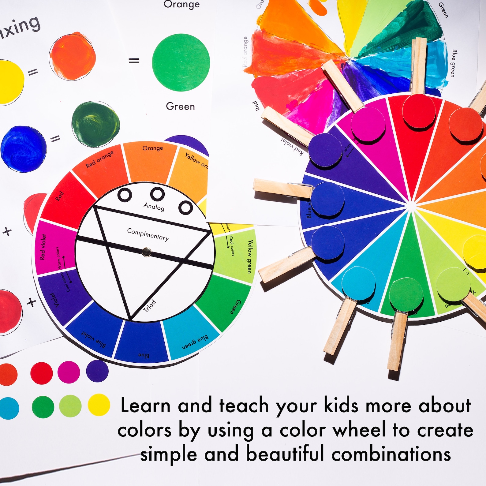 Color Wheel for Kids, Color Combinations Made Easy - Etsy