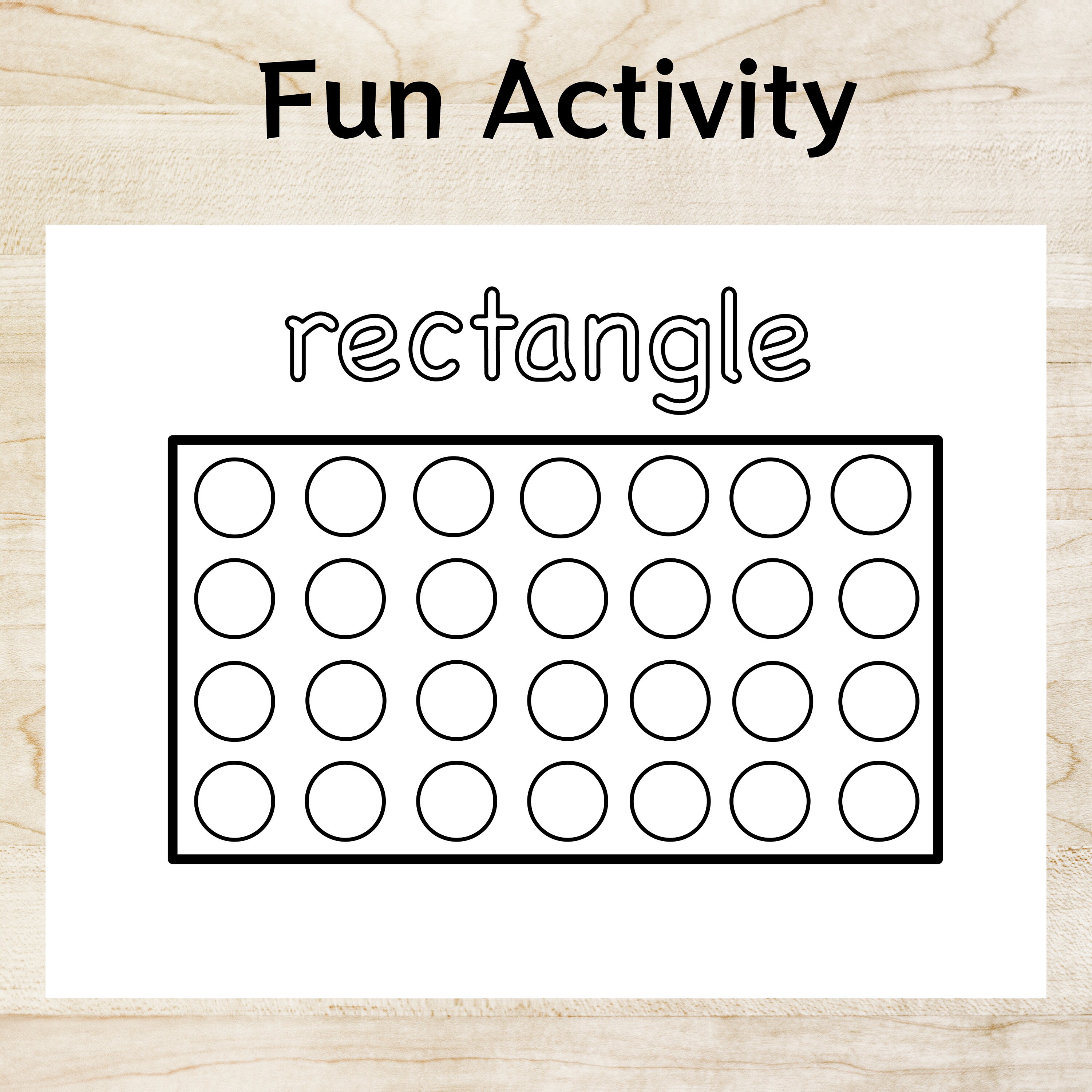 Learning Shapes, Do a Dot Printable for Kids, Shapes Dot Marker ...