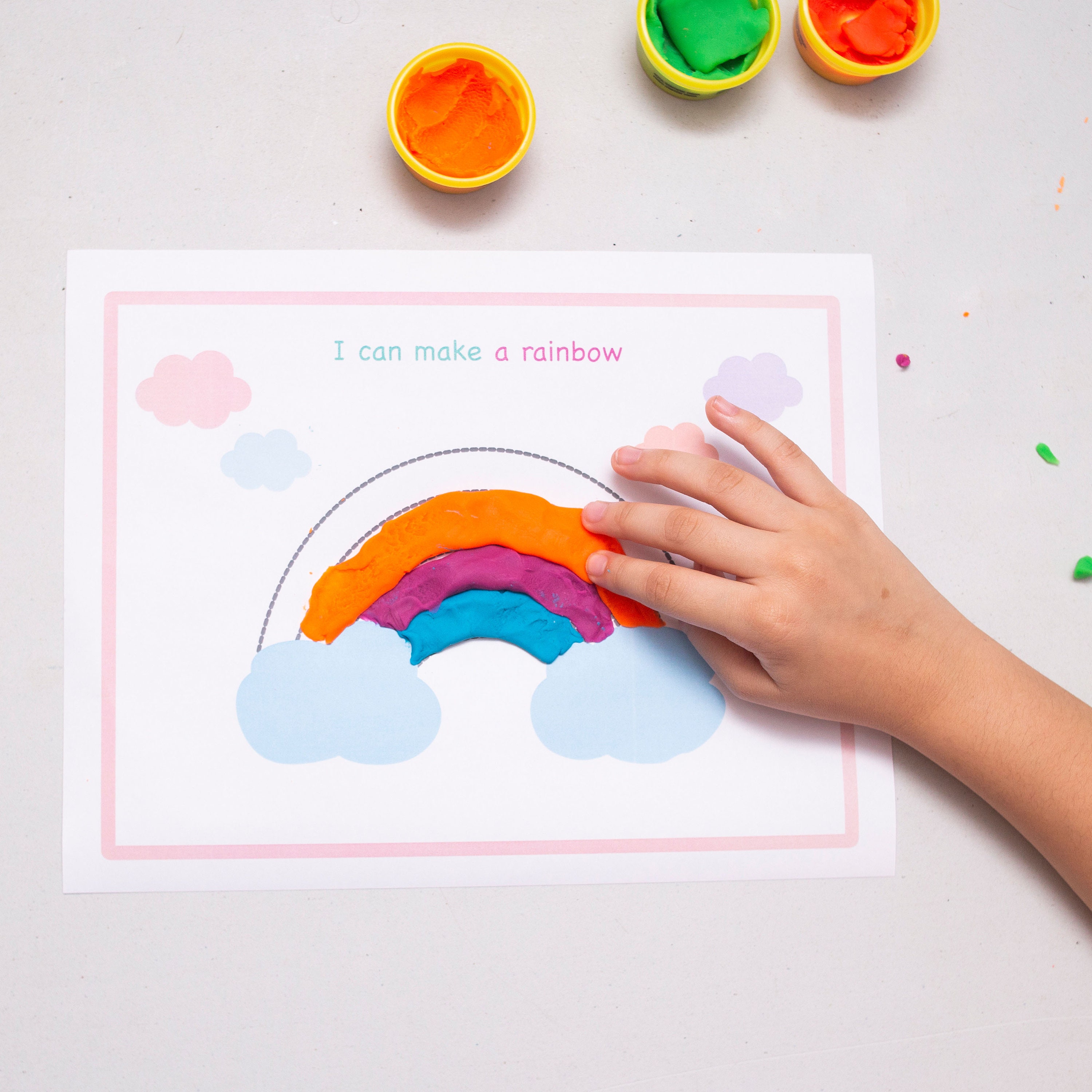 Play Dough Mats, Preschool Activity, Fun Printable for Kids and ...