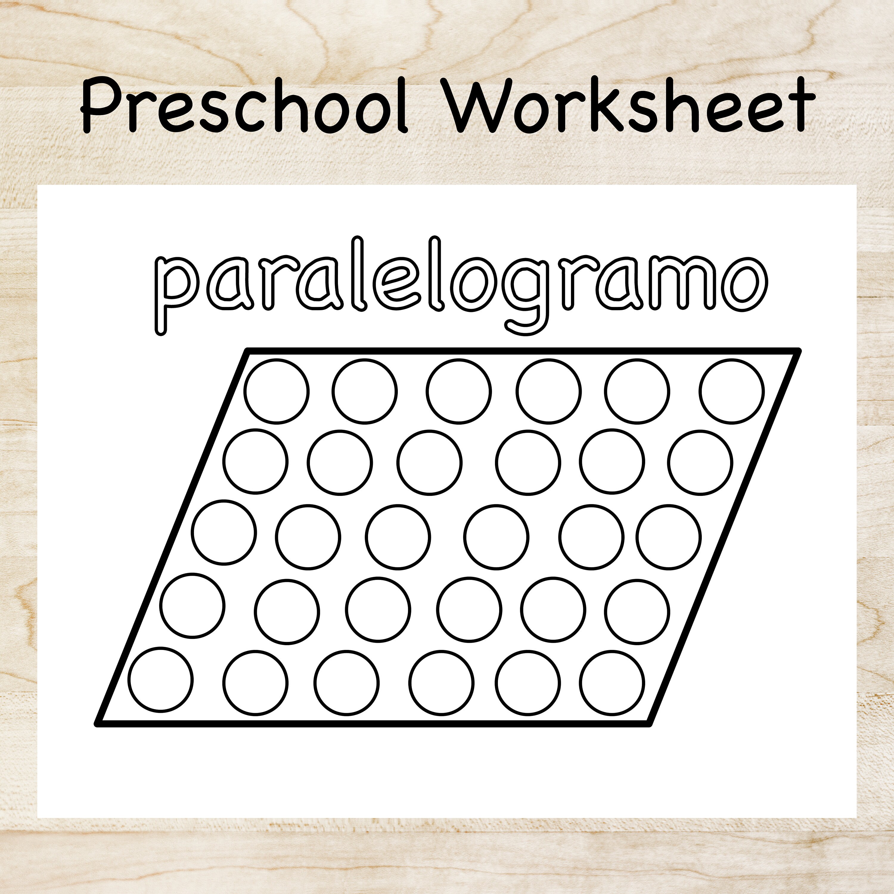 Learning Shapes, Do a Dot Printable for Kids, Shapes Dot Marker ...