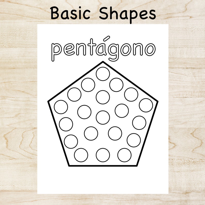 Learning Shapes, Do a Dot Printable for Kids, Shapes Dot Marker ...