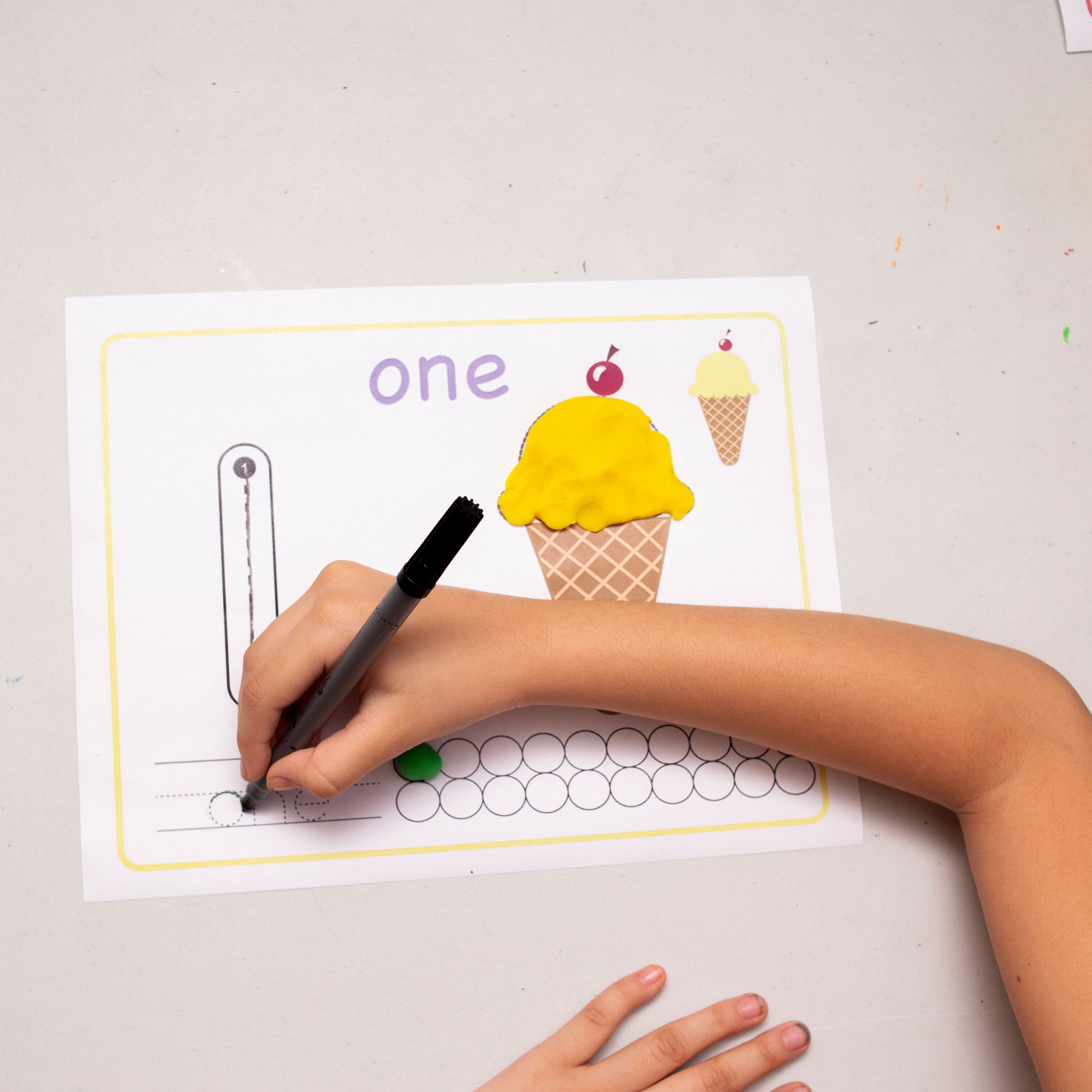 Playdough Mats Numbers 1-20 Toddler Activities, Learn to Count ...