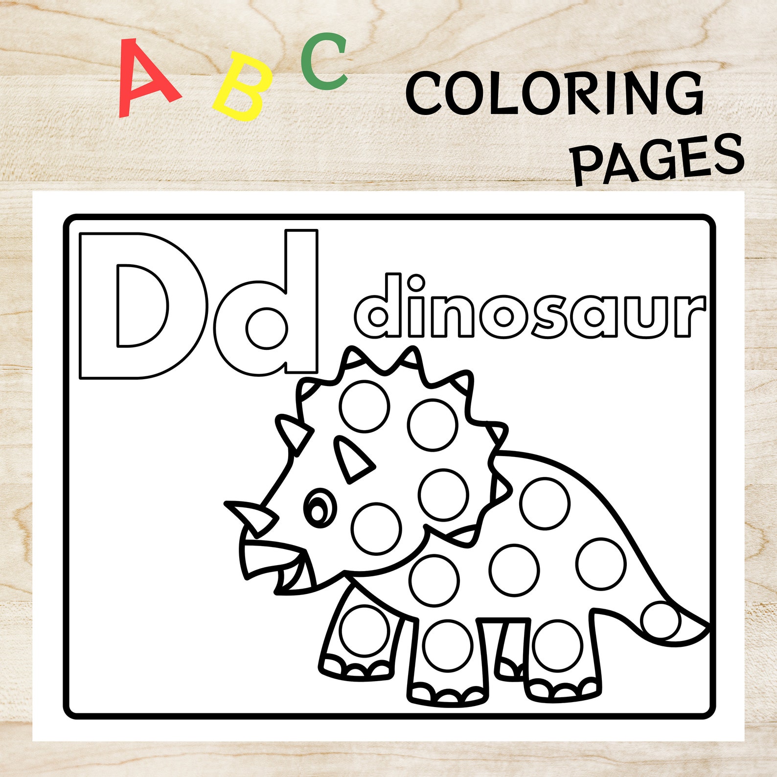 Dot Marker Printable, ABC Coloring Pages, Alphabet Preschool ...