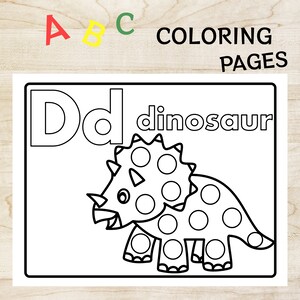 Dot Marker Printable, ABC Coloring Pages, Alphabet Preschool ...