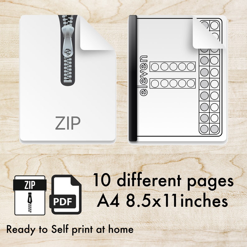 Do-a-dot Numbers 11-20 Printable, Activity Preschool, Kindergarten ...