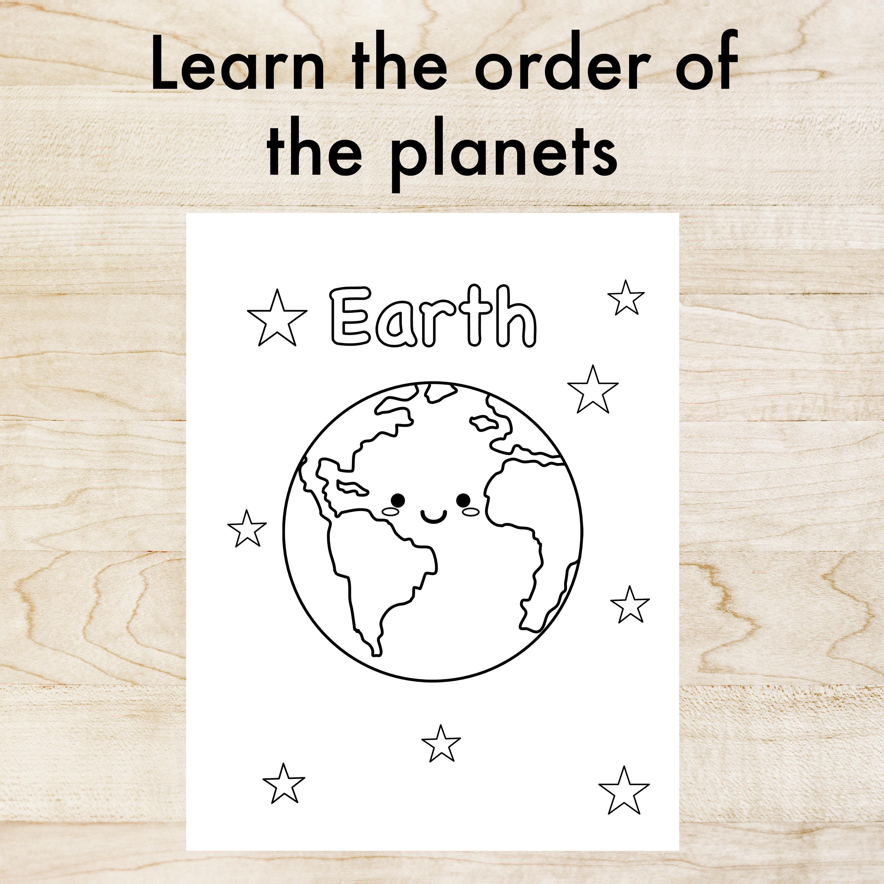 Solar System Printable, Planets Coloring Pages, Activity Preschool ...