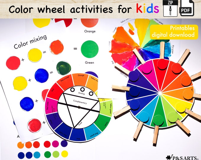Ice Cream Color Wheel for Kids, Color Combinations Made Fun and Easy ...