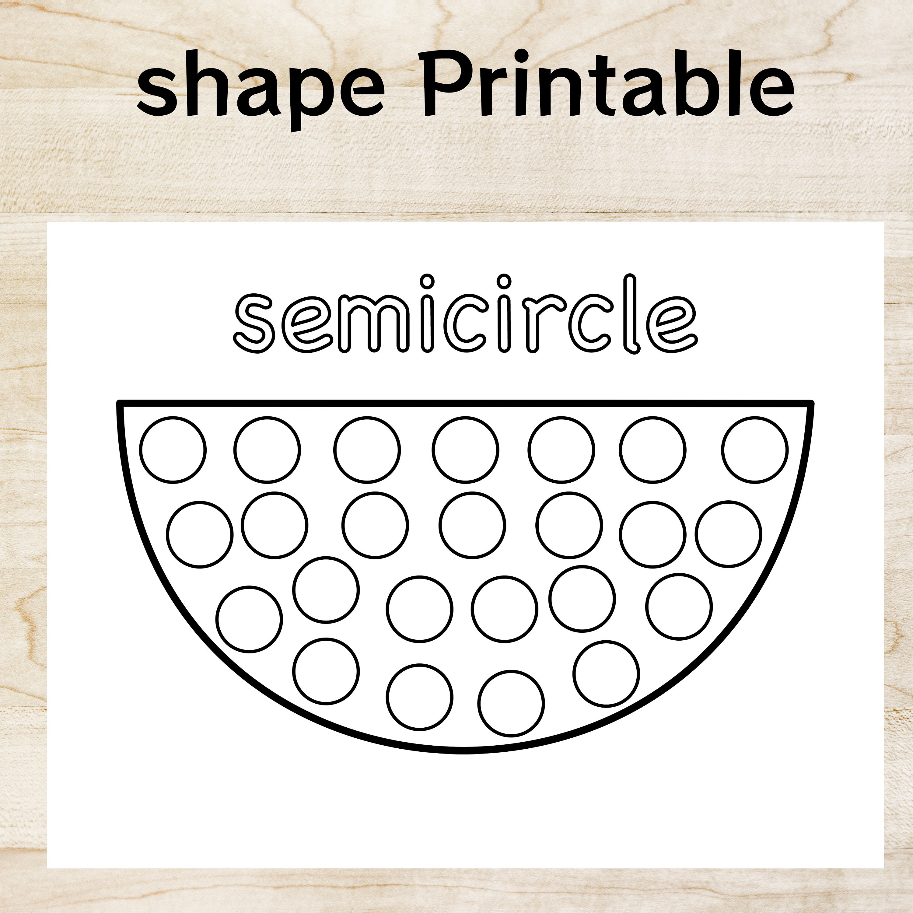 Learning Shapes, Do a Dot Printable for Kids, Shapes Dot Marker ...
