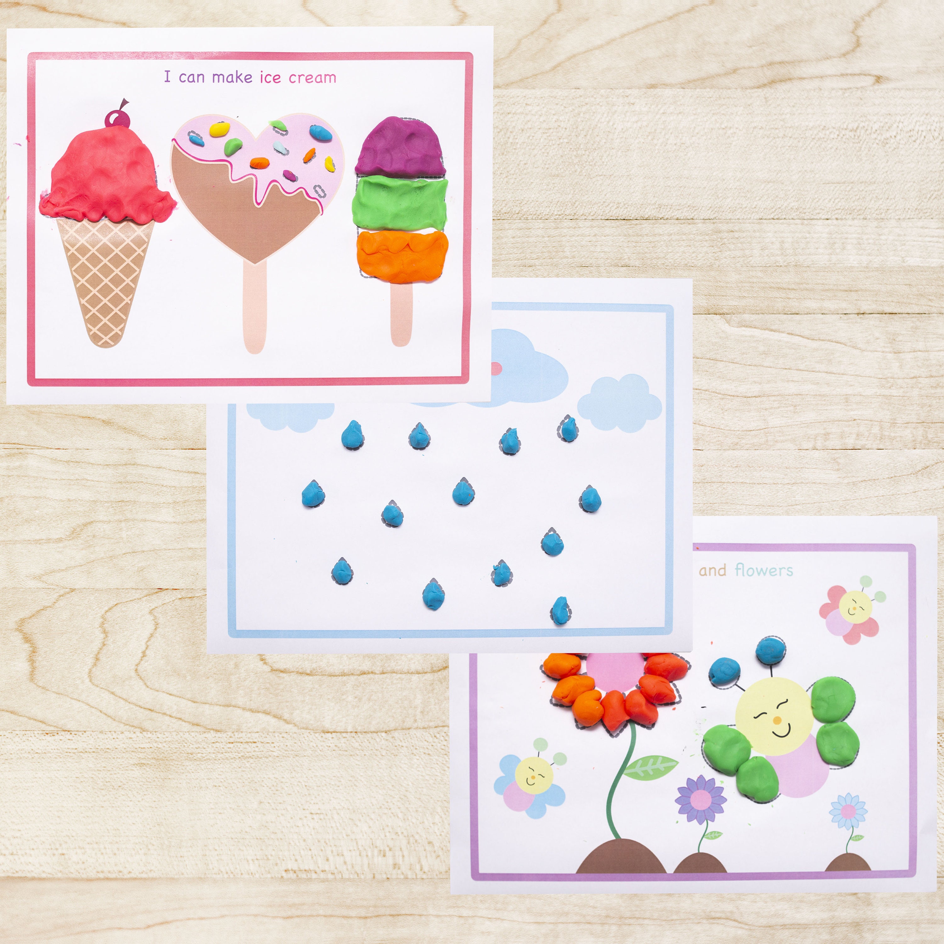 Play Dough Mats, Preschool Activity, Fun Printable for Kids and ...