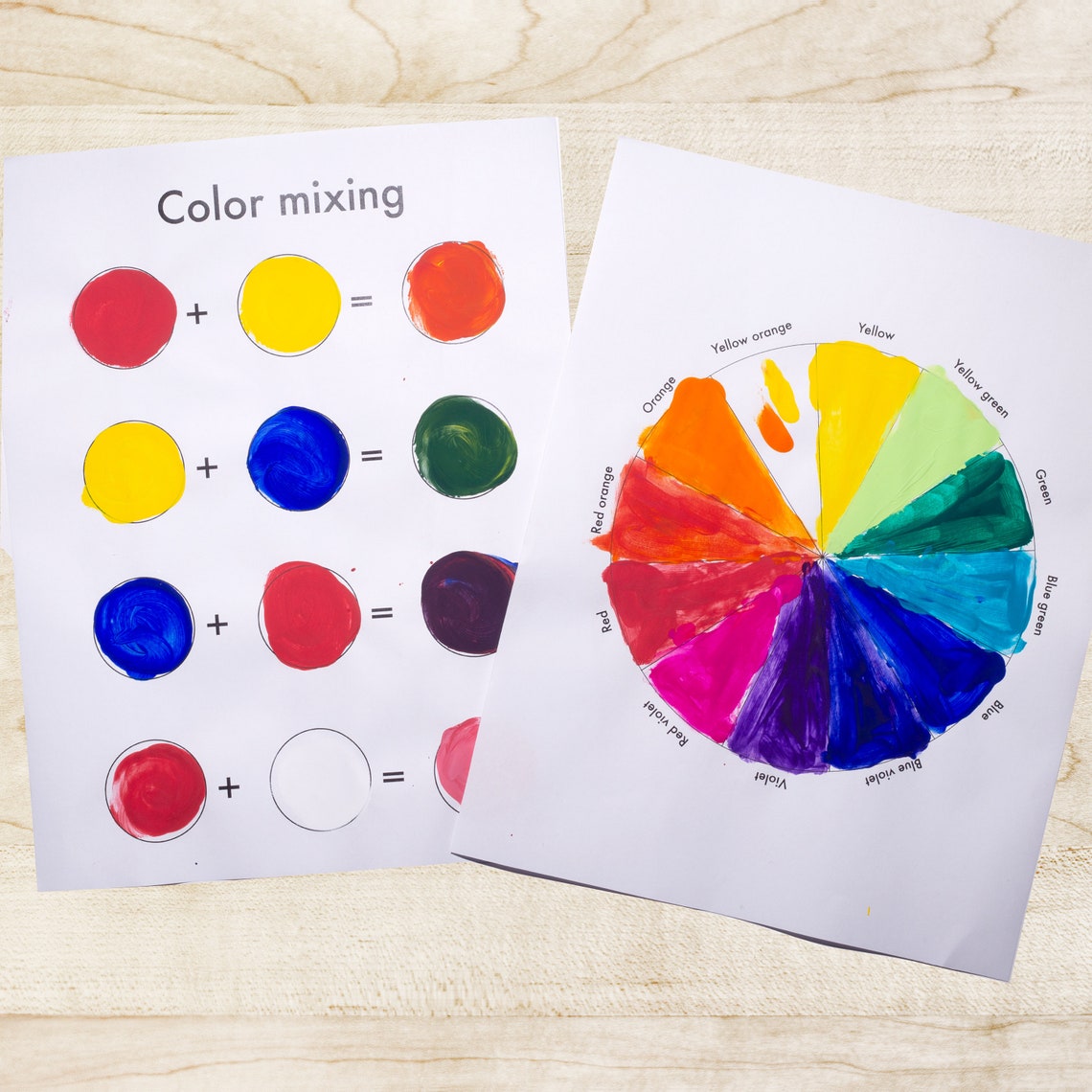 Color Wheel for Kids Color Combinations Made Easy - Etsy