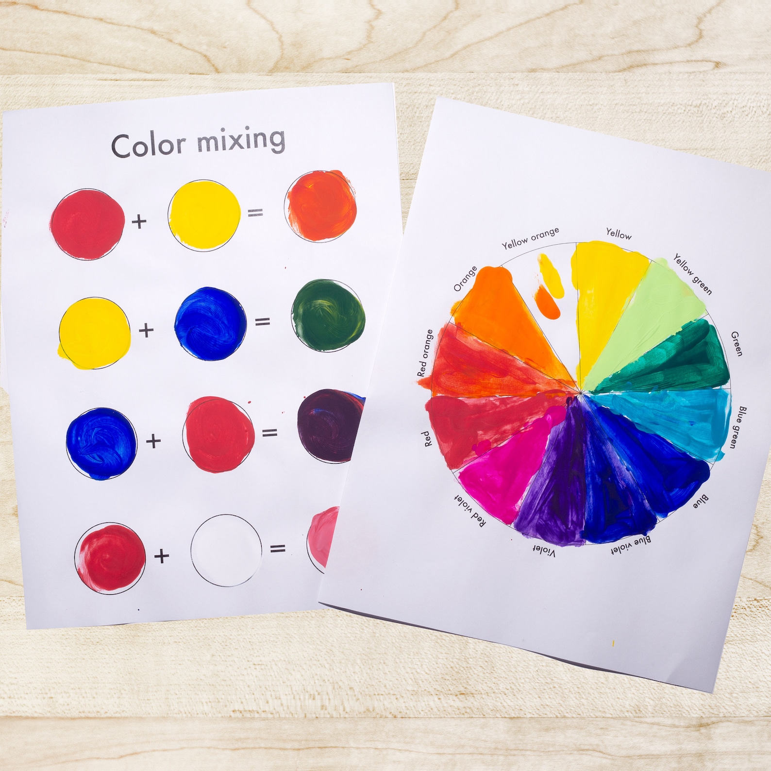 Color Wheel for Kids, Color Combinations Made Easy - Etsy