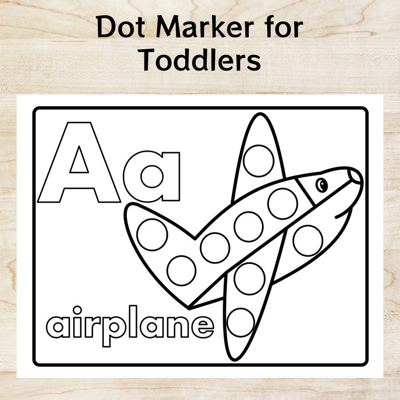 Dot Marker Printable, ABC Coloring Pages, Alphabet Preschool ...