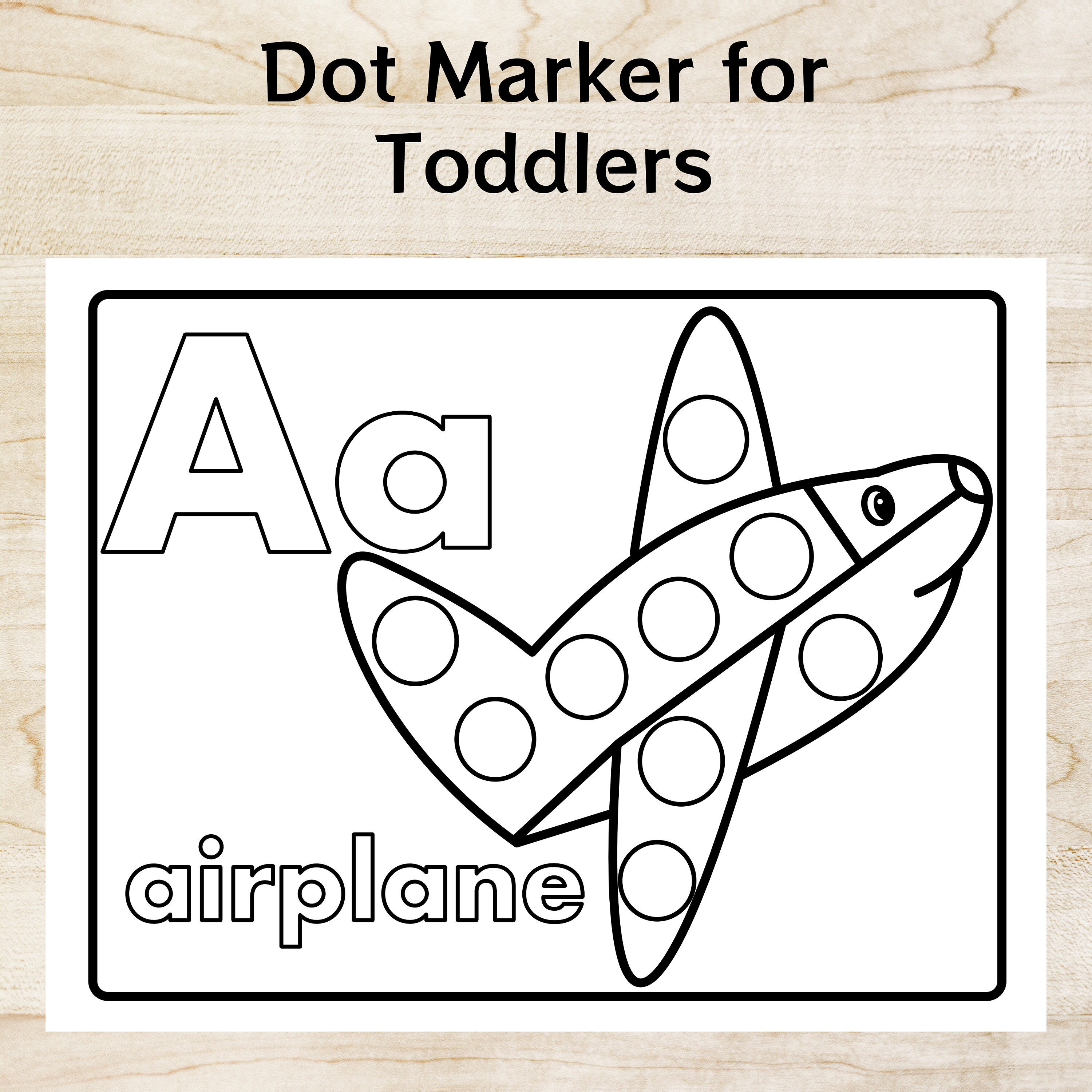 Dot Marker Printable, ABC Coloring Pages, Alphabet Preschool ...
