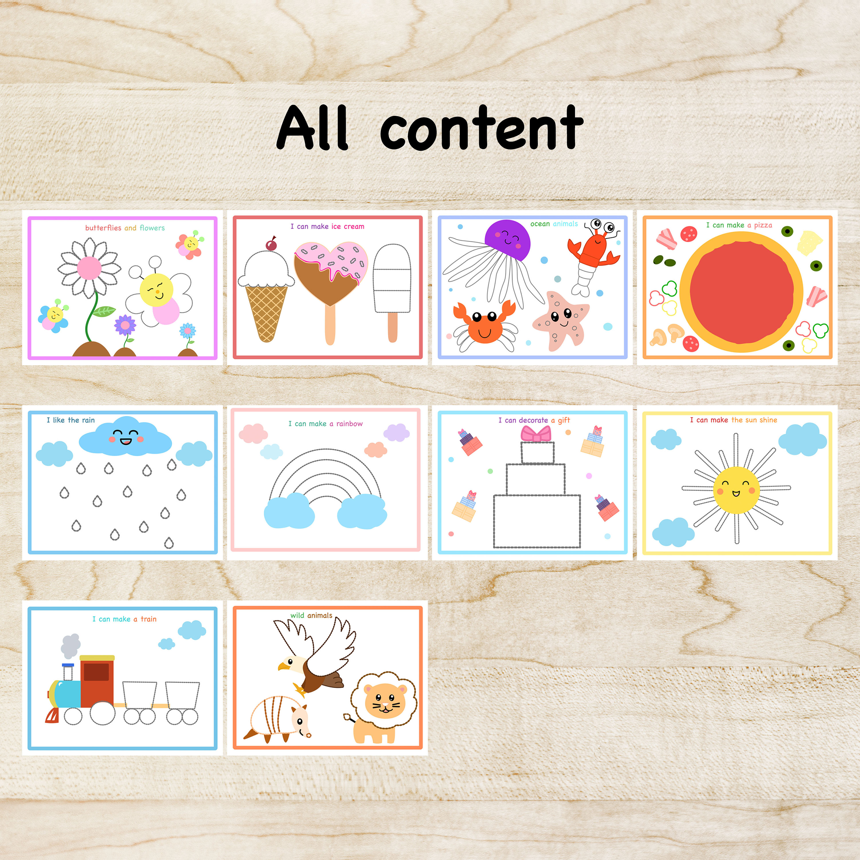 Play Dough Mats, Preschool Activity, Fun Printable for Kids and ...