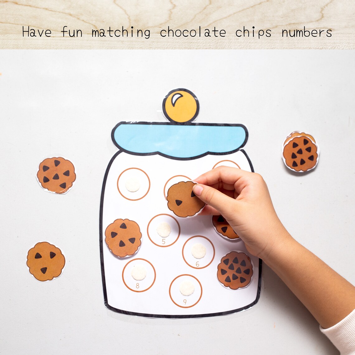 Number 1-10 Matching Game, Learning Number, Preschool Printable ...