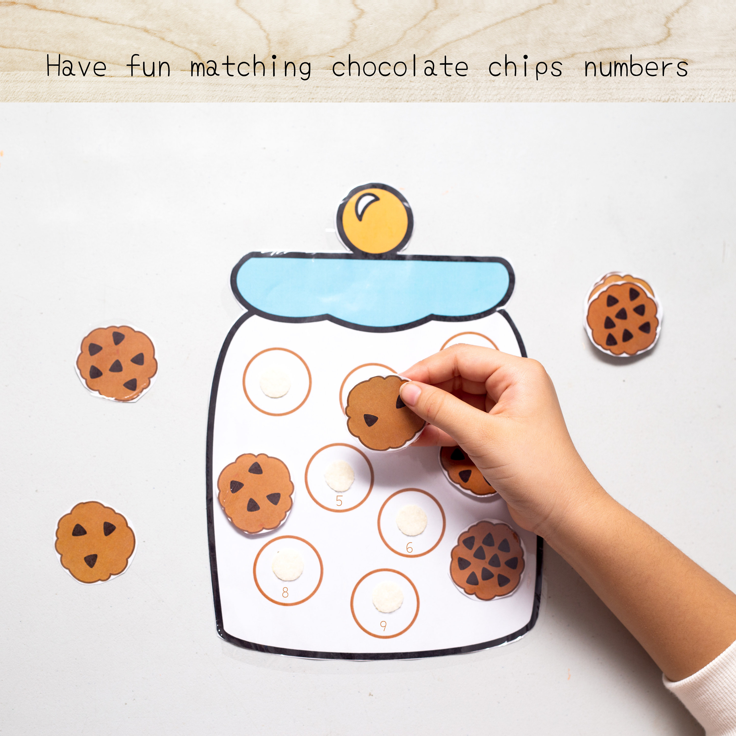Number 1-10 Matching Game, Learning Number, Preschool Printable ...