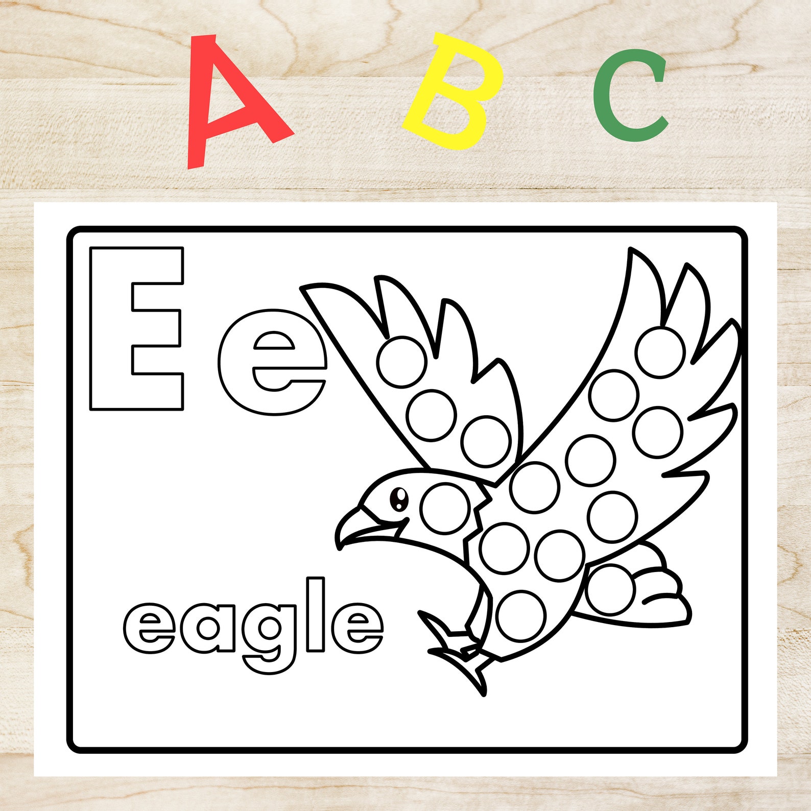 Dot Marker Printable, ABC Coloring Pages, Alphabet Preschool ...