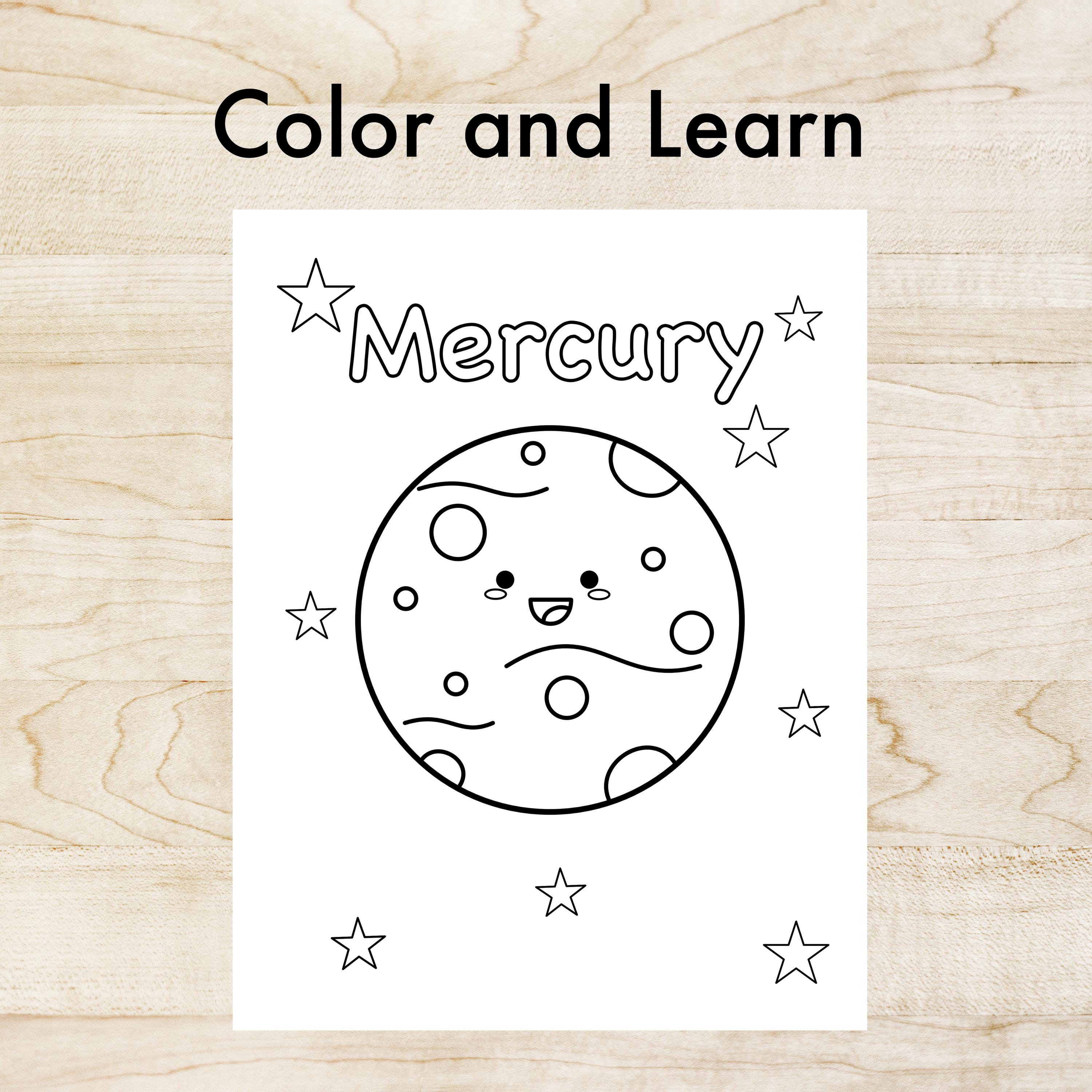 Solar System Printable, Planets Coloring Pages, Activity Preschool ...