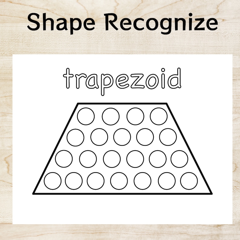 Learning Shapes, Do a Dot Printable for Kids, Shapes Dot Marker ...