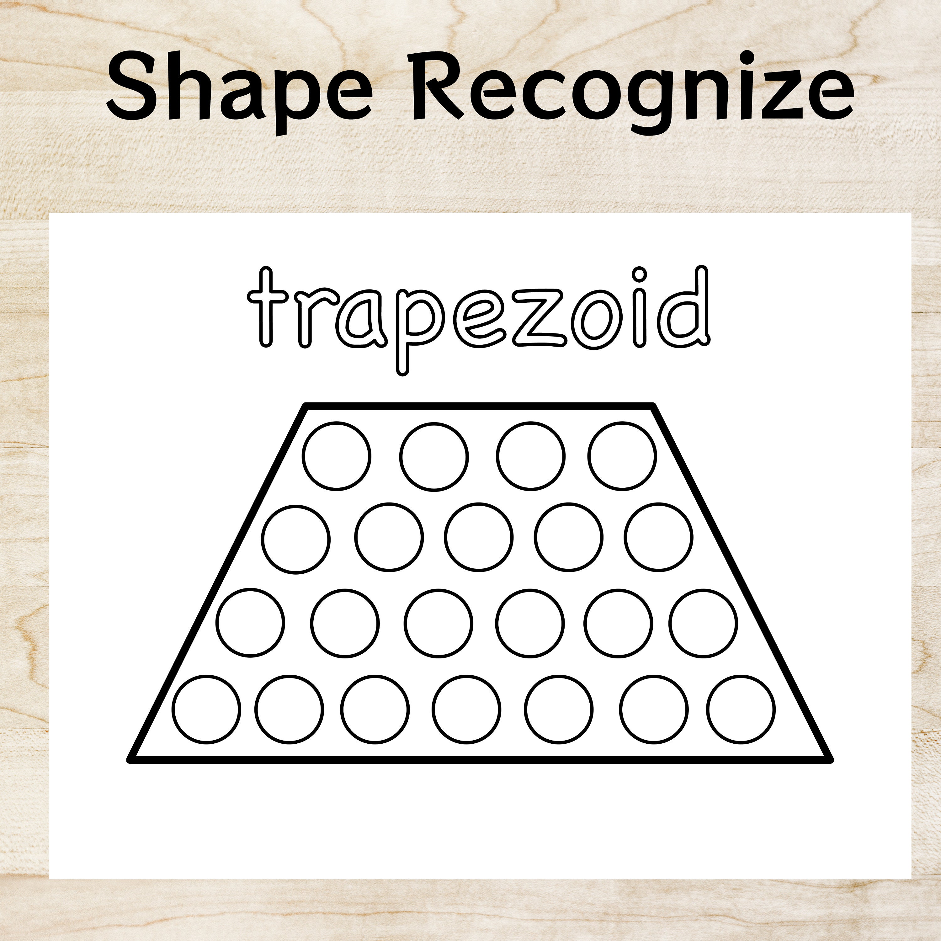 Learning Shapes, Do a Dot Printable for Kids, Shapes Dot Marker ...