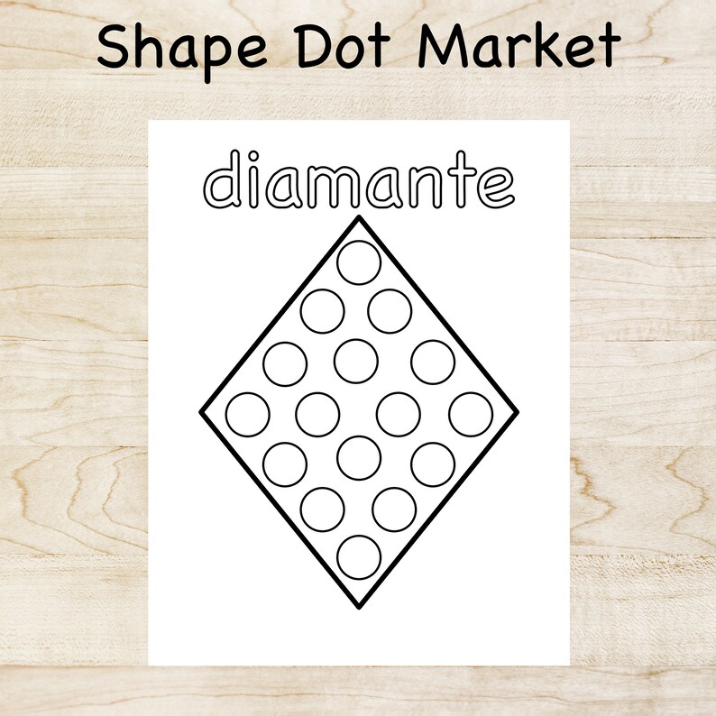 Learning Shapes, Do a Dot Printable for Kids, Shapes Dot Marker ...