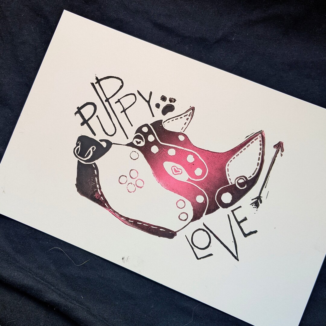 Puppy Love Print - Etsy
