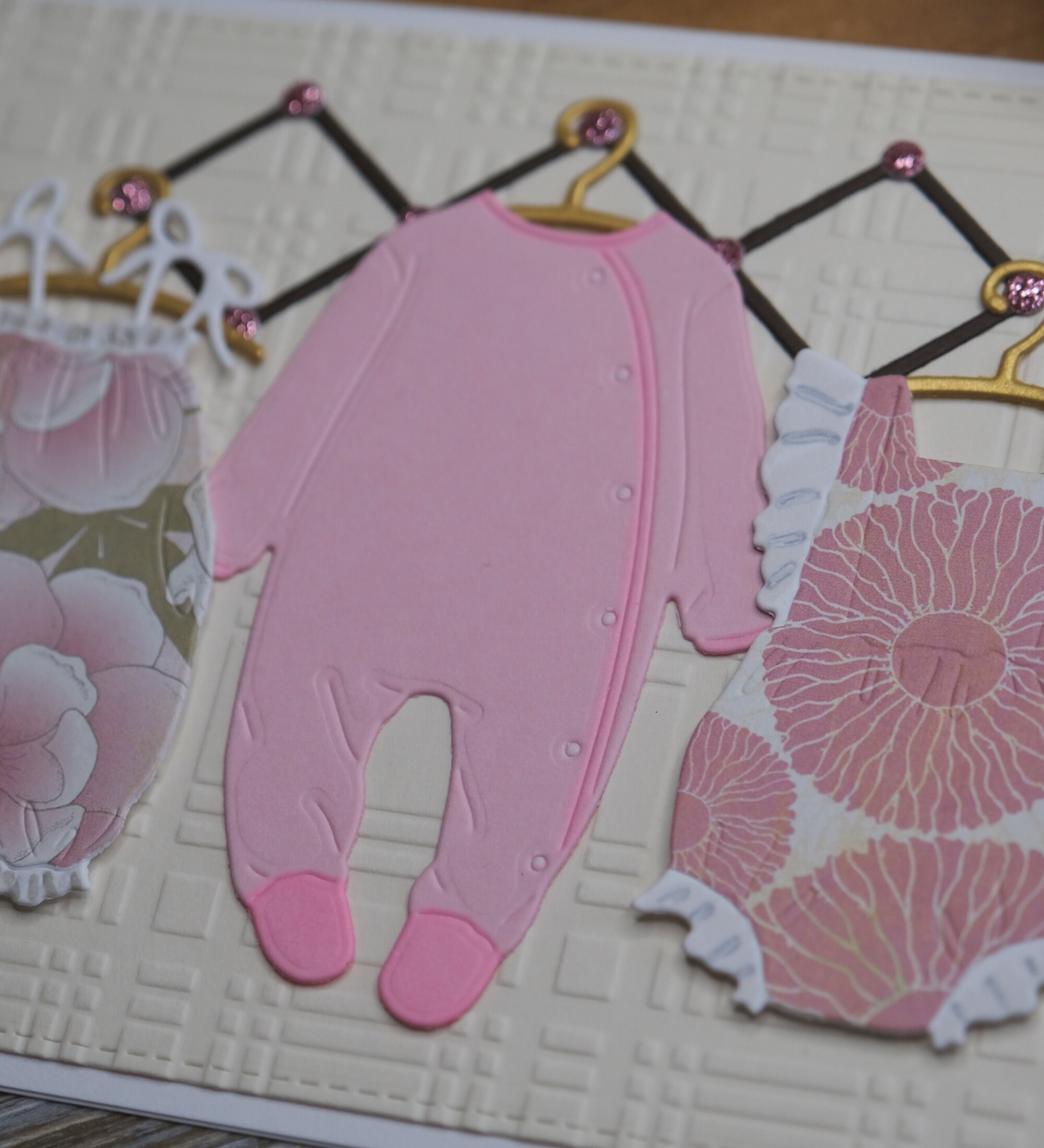 Handmade Baby Girl Card Baby Card Expectant Mother Shower - Etsy