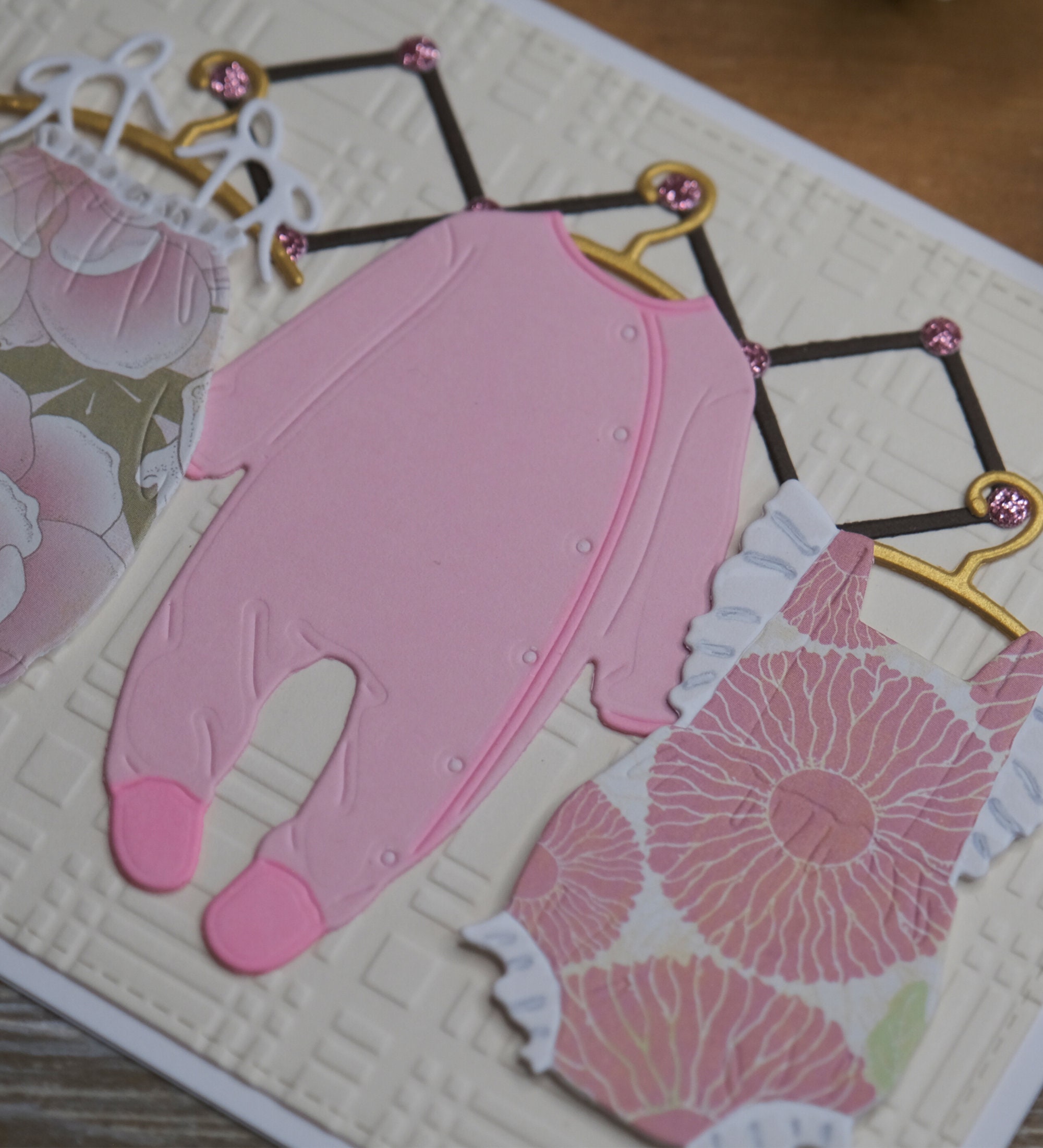 Handmade Baby Girl Card Baby Card Expectant Mother Shower - Etsy