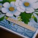 Soft Blue Birthday Card With Florals Floral Birthday Card Die Cut Paper ...