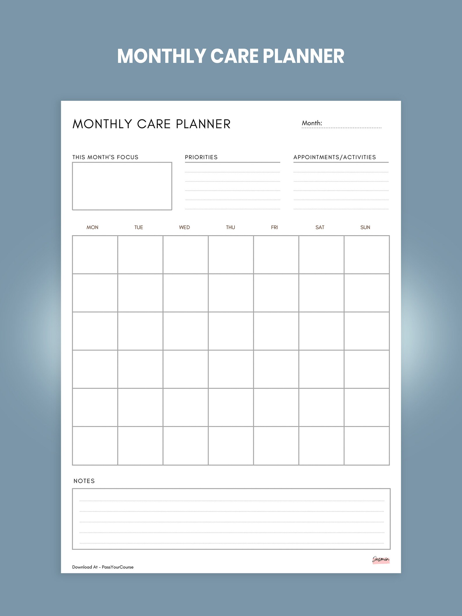 Care Planner: Daily, Weekly, Monthly | Resolve Everyday Living Issues ...