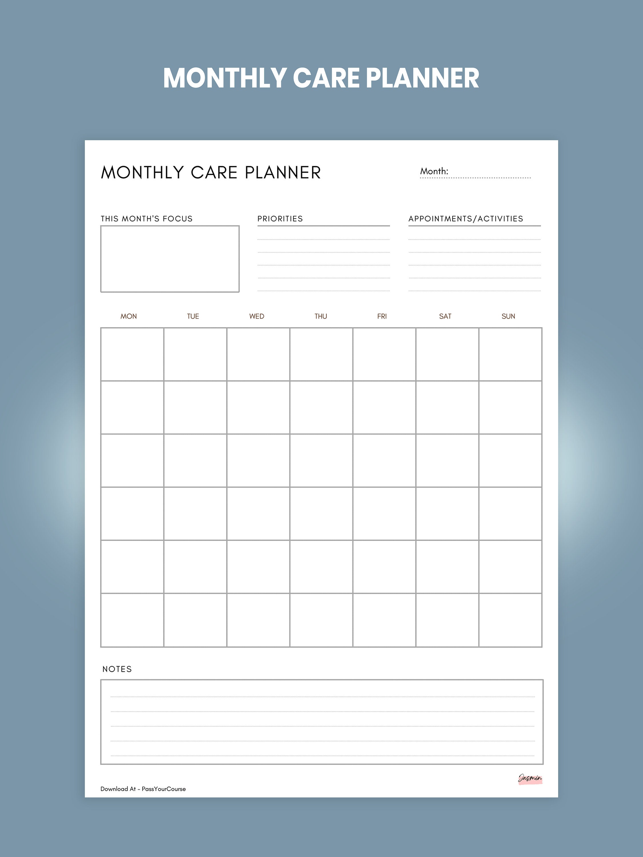 Care Planner: Daily, Weekly, Monthly | Resolve Everyday Living Issues ...