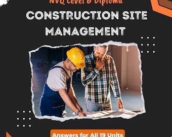 Construction Site Management - Diploma Nvq Level 6 Questions & Answers ...