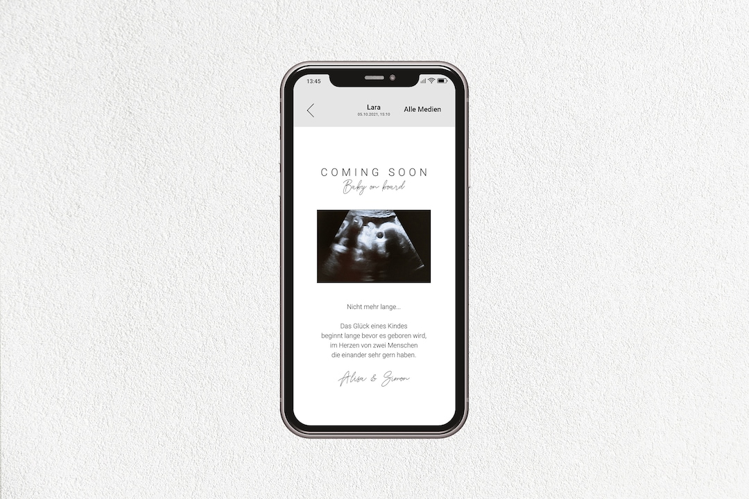 DIGITAL Announce Pregnancy BIRTH CARD BIRTH ANNOUNCEMENT Baby Girl Boy ...