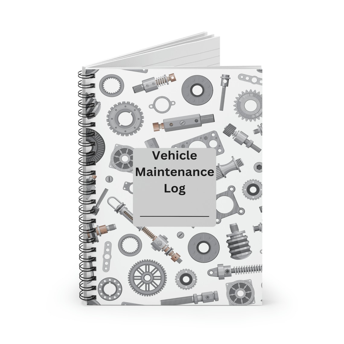 Vehicle Maintenance Log White | Automotive Maintenance Tracker | Car ...