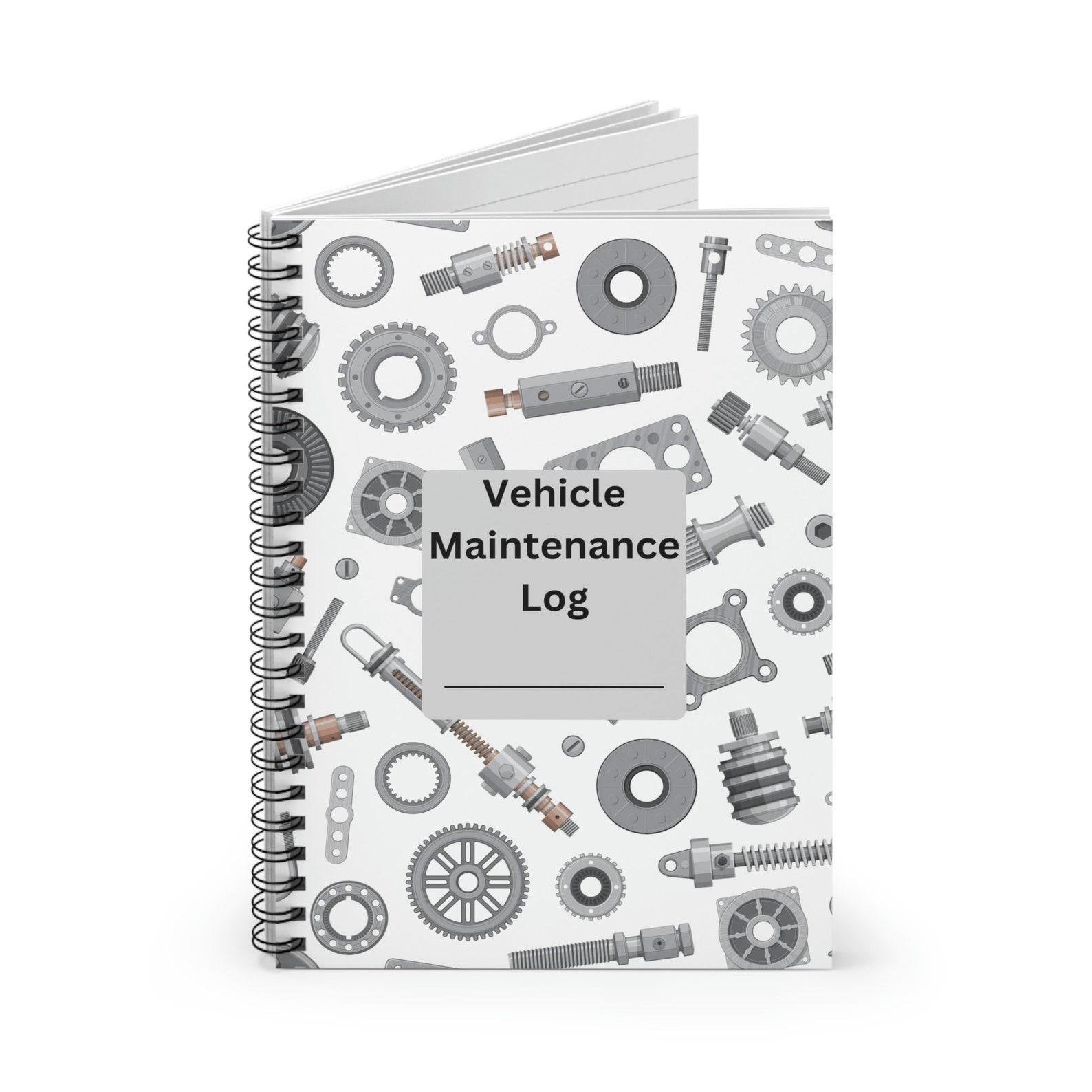 Vehicle Maintenance Log White | Automotive Maintenance Tracker | Car ...