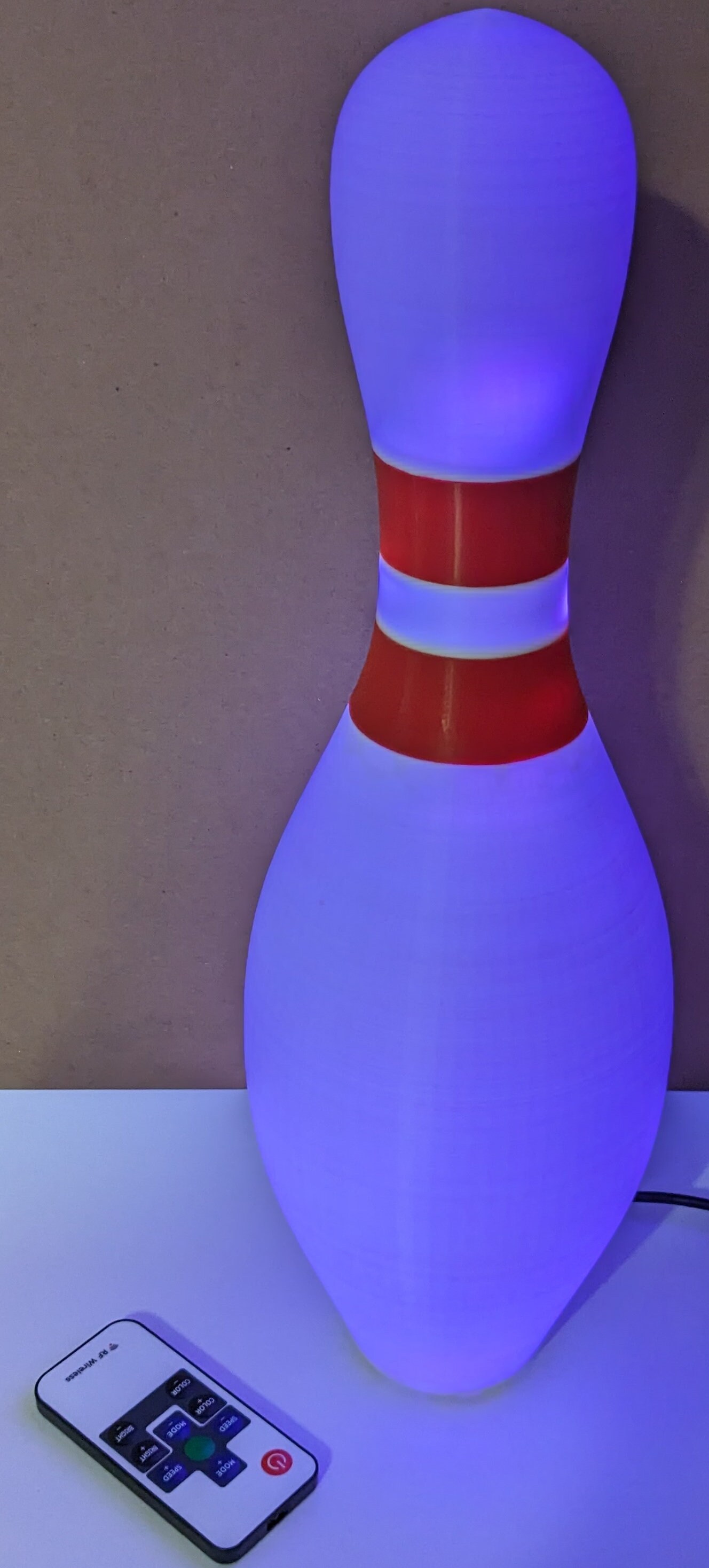 Bowling Pin LED Lamp - Etsy