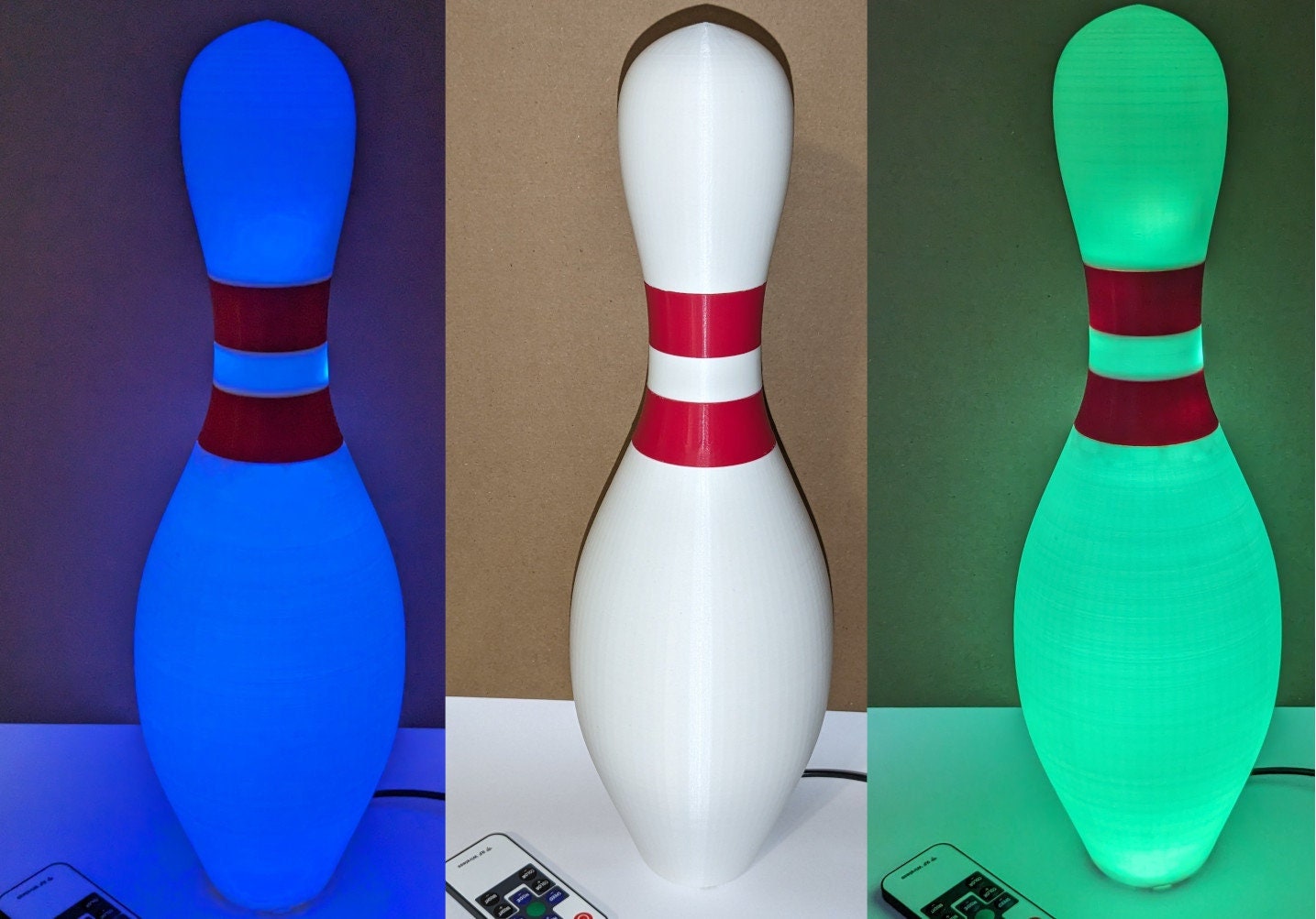 Bowling Pin LED Lamp - Etsy