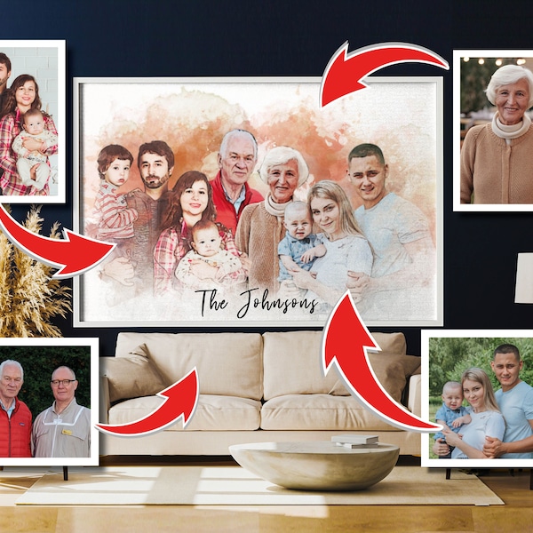 Painting of Deceased Loved One - Etsy